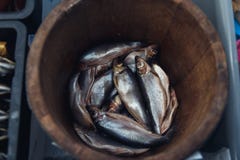 Salted Herring In A Barrel Royalty Free Stock Image - Image: 23442376