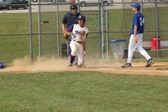 Sliding Into Home/ Boys Baseball Editorial Photography - Image of ...