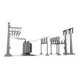 Substation Clipart And Illustrations