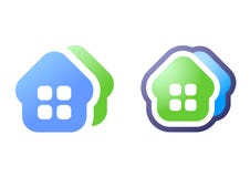Color Buttons With Home Icon Stock Vector - Image: 6518684
