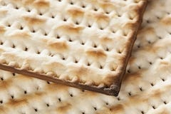 Homemade Kosher Matzo Crackers Stock Photo - Image of matzo, symbol ...
