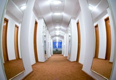 Hotel Hallway Royalty Free Stock Photography - Image: 17494067