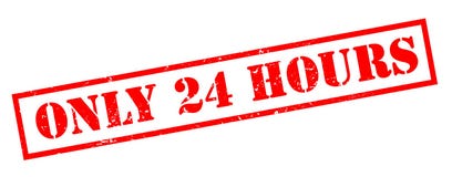 24 hours red rubber stamp stock vector. Illustration of hours - 103548912