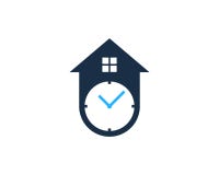 Speed Fast House Home Icon Logo Design Element Stock Vector ...