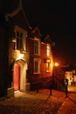 Victorian house at night stock photo. Image of nighttime - 3712066