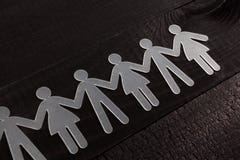 Logo - Human Chain Style Royalty Free Stock Photography - Image: 9581167