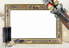 Hunting Invitation With Wood Frame Stock Vector - Image: 23646399