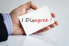 I disagree stock image. Image of disfavourable, frame, deny - 699575
