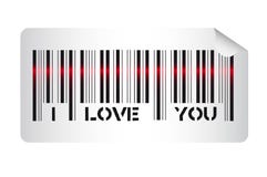 Valentines Bar Code Stock Image - Image: 7830111