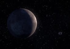 Artwork Of Makemake Dwarf Planet In The Kuiper Belt Stock Illustration ...
