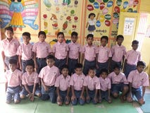 Happy Indian Children At Desert Village In Jaisalmer, India Editorial ...