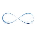 3d Blue Infinity Symbol Stock Photography - Image: 33364002