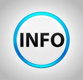 Blue Info Icon stock illustration. Illustration of solution - 26077111