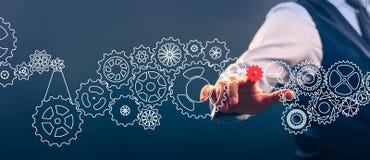 Initiative person stock illustration. Illustration of concept - 35616316