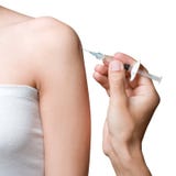 Injection Intra-articulaire. Image stock - Image du femelle, docteur ...