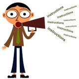 Giving instructions stock photo. Image of task, people - 10277364