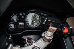 Motorcycle Dashboard. Speedometer Stock Image - Image of dashboard ...