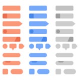 Blank web buttons set stock vector. Illustration of push - 30034677