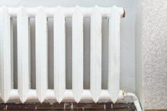 White home heat radiator stock photo. Image of heating - 34768832