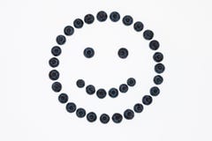 Blueberry smiley face stock photo. Image of blueberries - 470230