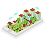 Big Collection For Isometric City Buildings. Set Stock Vector ...