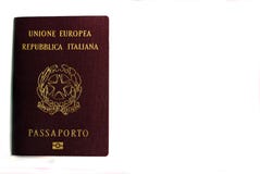 Italian Passport For The European Union, Italy Stock Photo - Image of ...