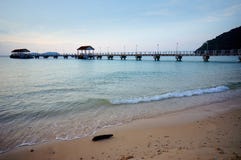 Jetty On Tioman Island, Malaysia Stock Image - Image of clear, hotel ...