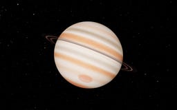 Jupiter Detailed Structure With Layers Vector Illustration. Outer Space ...