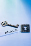 Key To Peace Royalty Free Stock Image - Image: 38214336