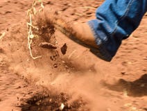 Kicking dirt stock photo. Image of shirt, track, arms - 110876652