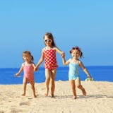 Kids At The Beach Royalty Free Stock Photos - Image: 2626278