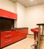 Kitchen with bar stock photo. Image of floorplan, furnished - 2066594