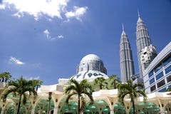 KLCC Mosque stock image. Image of contemporary, klcc, sacred - 4149471