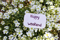 HAPPY WEEKEND stock illustration. Image of wallpaper - 41618435