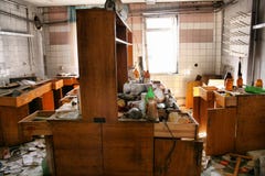 Abandoned Laboratory In A Factory Stock Image - Image: 93047175