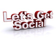 Let's Get Social Sign Stock Illustrations – 1 Let's Get Social Sign ...