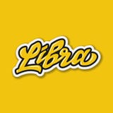 Libra Lettering Calligraphy Brush Text Horoscope Zodiac Sign ...