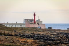 Lighthouse In Cabo Raso, Portugal Stock Image - Image of atlantic ...