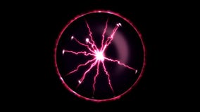 Lightning Orb - Loop Stock Video - Video: 36860338