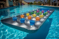 Inflatable Lilo Pool Stock Images - Download 431 Royalty Free Photos