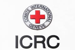 El Logotipo Del CICR Del Comité Internacional De La Cruz Roja Foto de ...
