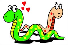 Snake love stock illustration. Illustration of slither - 671259