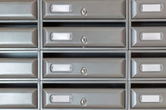 Apartment mailboxes stock photo. Image of mailbox, postage - 259074