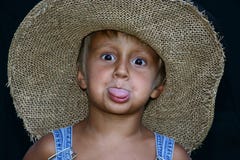 Adorable Toddler Boy Making Silly Faces Stock Image - Image: 191491