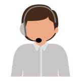 Male Customer Service Icon Royalty Free Stock Photos - Image: 2435398