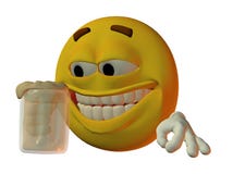 Smiley faces drinking stock illustration. Illustration of drawing ...