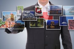 Choosing From Images Stream Stock Photo - Image of choose, easy: 14042612