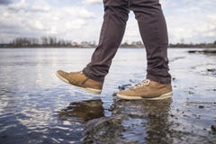 Step into the water stock image. Image of stairs, infinity - 19000537