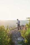 Man On Hill Stock Images - Image: 734504
