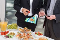 Business Managers At Business Lunch Stock Photo - Image of people ...